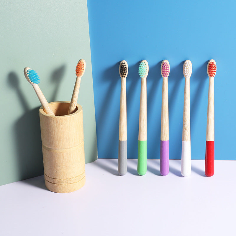 Mini Size Bamboo Toothbrush/ Soft Bristle Eco Friendly Toothbrush ...