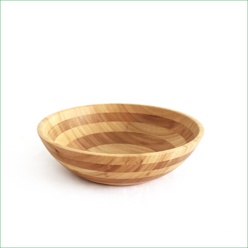 Bamboo Bowl Set with Different Sizes for Salad / Fruit / Cereal ...